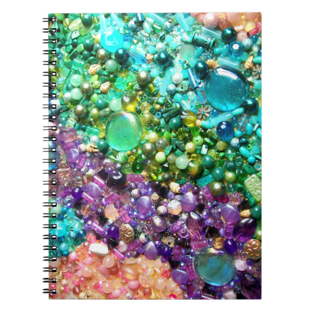 Collection of Colorful Beads Notebook | Zazzle
