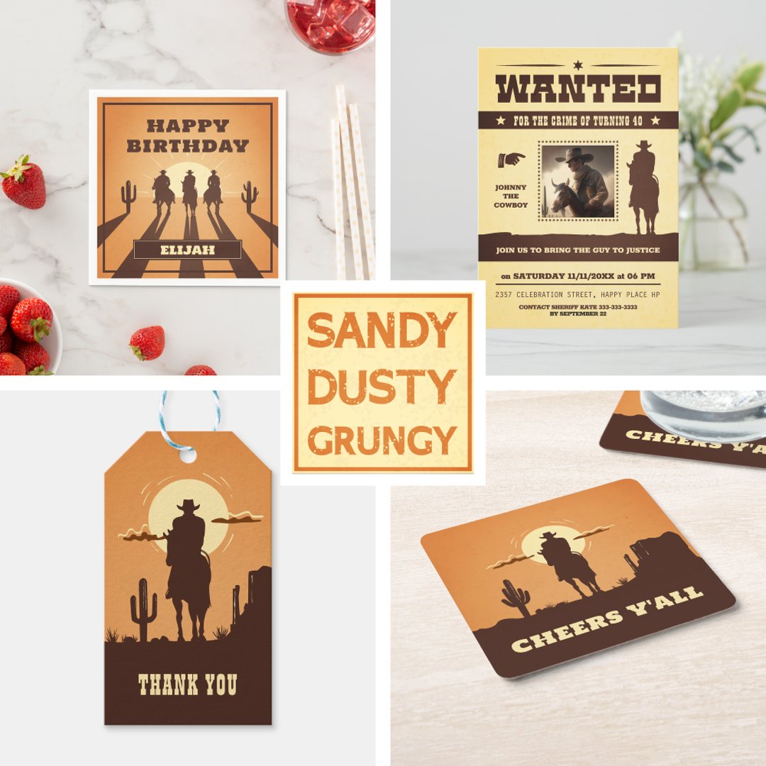 wanted western invitation | Zazzle