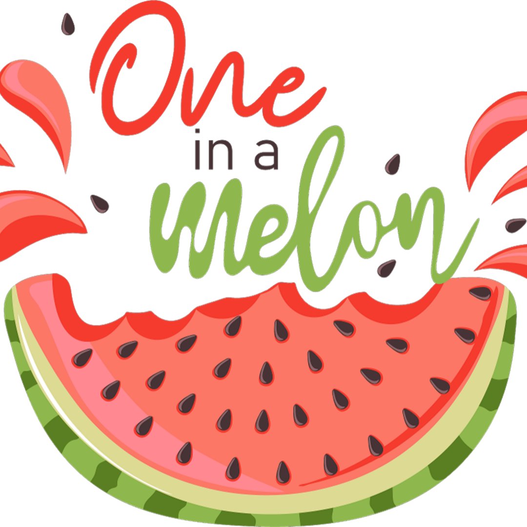 One in a Melon First Birthday Watermelon Banner | Zazzle