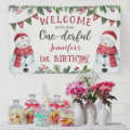 Most ONEderful | Snowman Christmas 1st Birthday Invitation | Zazzle