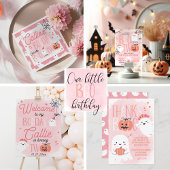 Little Boo Turning Two Birthday Invitation | Zazzle