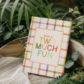Pastel Plaid "Two Much Fun" 2nd Birthday Invitation | Zazzle