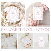 Pink Whimsical Floral Baby Shower Napkins | Zazzle