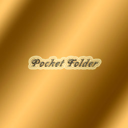 Elegant Gold Pocket Folder | Zazzle