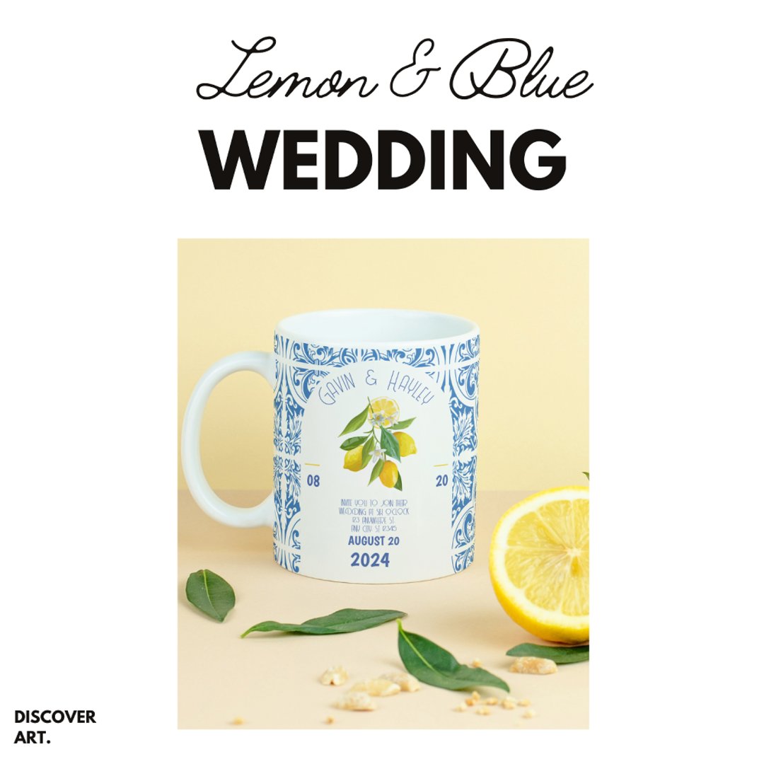 Portugal Wedding Invitation | Blue Tiles | Zazzle