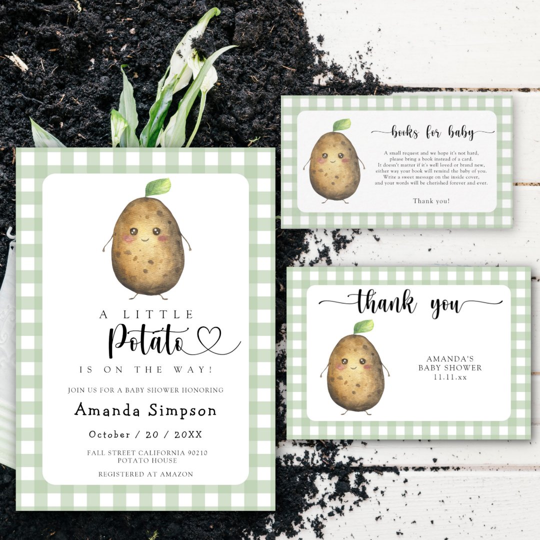 Cute potato - mommy to be Baby Shower Button | Zazzle