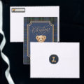 Luxe Preppy Plaid Christmas Teddy Bear Classic Round Sticker | Zazzle