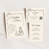 Quirky Bow Handwritten Wedding Welcome Sign | Zazzle