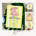 Retro Yellow Stripes Beach Club Birthday Party Invitation | Zazzle