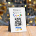 Google Review Request Card with Logo and QR Code | Zazzle
