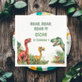 Roaring Good Time Dinosaur Party Foam Board | Zazzle