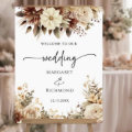 Rustic Boho Neutral Floral Wedding Save The Date Invitation | Zazzle