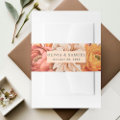 Rustic Orange Autumn Photo Wedding Save the Date Invitation | Zazzle