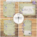 Rustic Lavender & Sage Wildflowers Sage Wedding Table Number | Zazzle