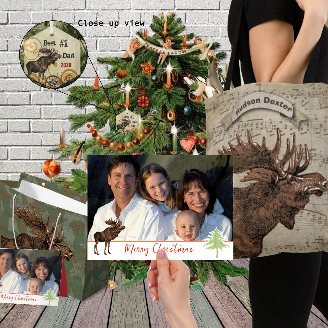 Vintage Moose Wedding Invitations | Zazzle