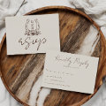 Horseshoe & Floral Western Country Boho Wedding Invitation | Zazzle