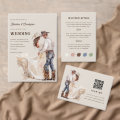 Rustic Western Ranch Wedding Invitation | Zazzle