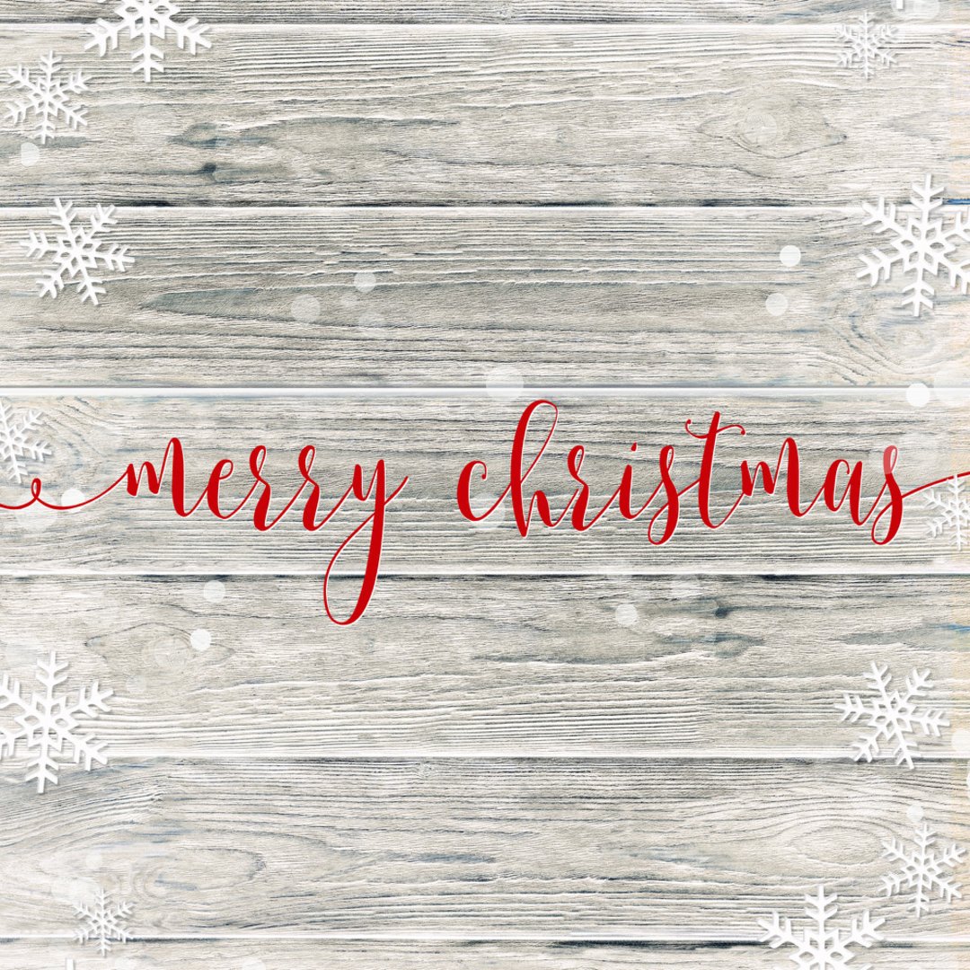 Rustic Wood Merry Christmas Photo - Notepad | Zazzle