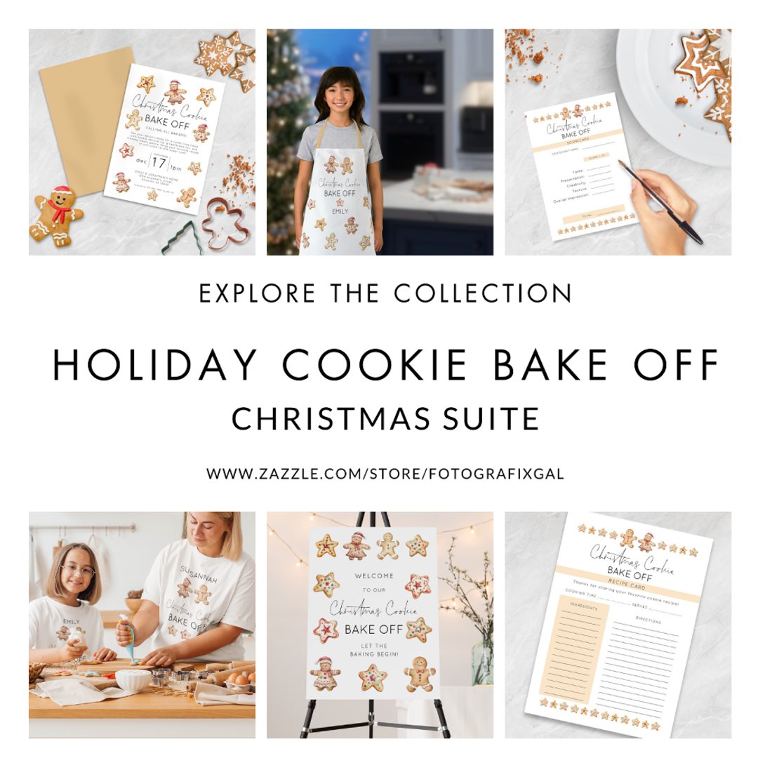 Christmas Cookie Bake Off Party Invitation | Zazzle