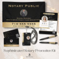 Elegant Black & Gold Notary Marketing Promotional Pen | Zazzle