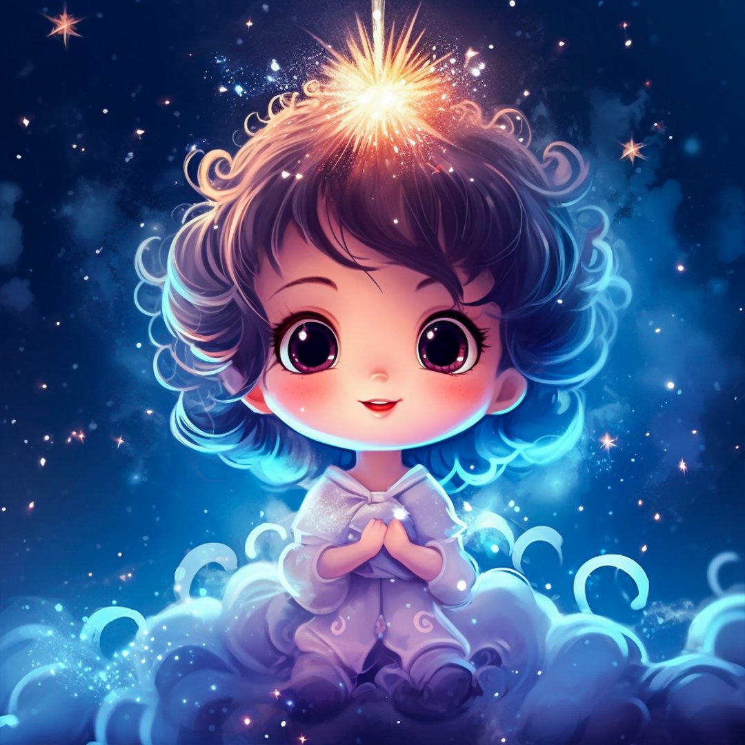 Starry Little Princess Nighttime Girly Personalize Photo Print | Zazzle