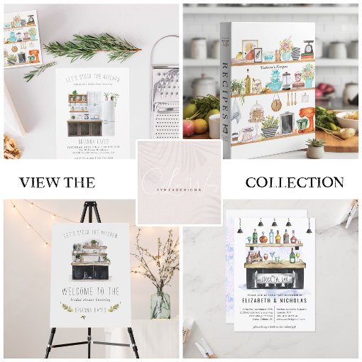 Stock the Kitchen Bridal Shower Thank You Card | Zazzle