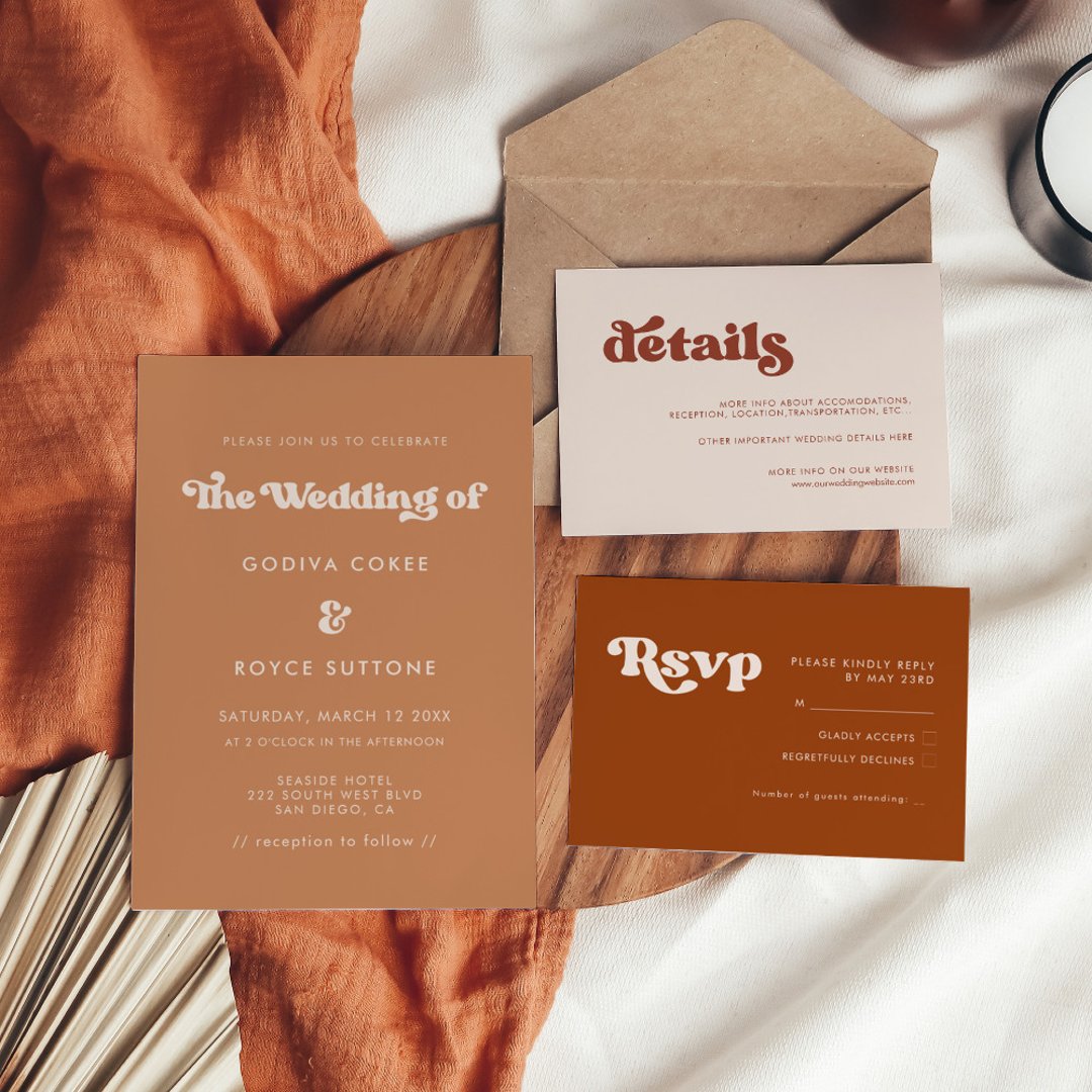 The perfect match retro Burnt Orange matchbox | Zazzle