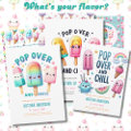 Summer Ice Pop Popsicle Ice Cream Birthday Kids Invitation | Zazzle