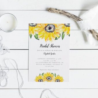 He Said She Said Sunflower Bridal Shower Game | Zazzle