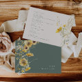 Rustic Sunflower Envelope Liner | Zazzle