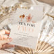Tea for Two | Teal Tea Party Baby Shower Invitation | Zazzle