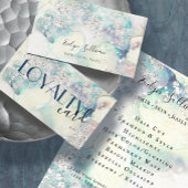 Teal watercolor silver glitter flyer | Zazzle