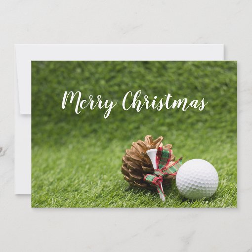 Golf ball and Santa Claus for Christmas to golfer Large Christmas ...