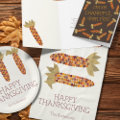 Modern Indian Corn or Maize Thanksgiving Invitation | Zazzle