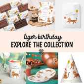 Tiger Birthday Party Invitation | Zazzle