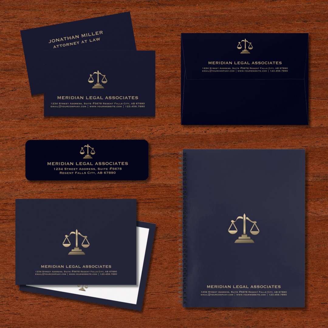 Minimal Simple Lawyer Business Card | Zazzle