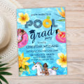 Pool Graduation Party Summer Grad Invitation | Zazzle