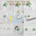 Palm Tree Bachelorette Party Hangover Station Table Tent Sign | Zazzle