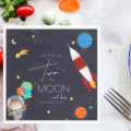 Kids Space Theme Pattern Paper Plates | Zazzle