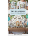 Navy Blue Two Wild Safari 2nd Birthday backdrop Banner | Zazzle