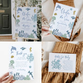 Ocean Creature Blue Baby Shower Favor Boxes | Zazzle