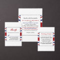 Union Jack Flag British Wedding Invitation | Zazzle