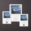 Vincent Van Gogh Starry Night All in One Wedding Invitation | Zazzle
