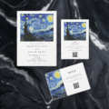Vincent Van Gogh Starry Night All in One Wedding Invitation | Zazzle