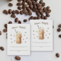 Iced Coffee baby shower - mommy or daddy game | Zazzle