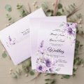 Watercolor Purple Floral Bunting Flag | Zazzle