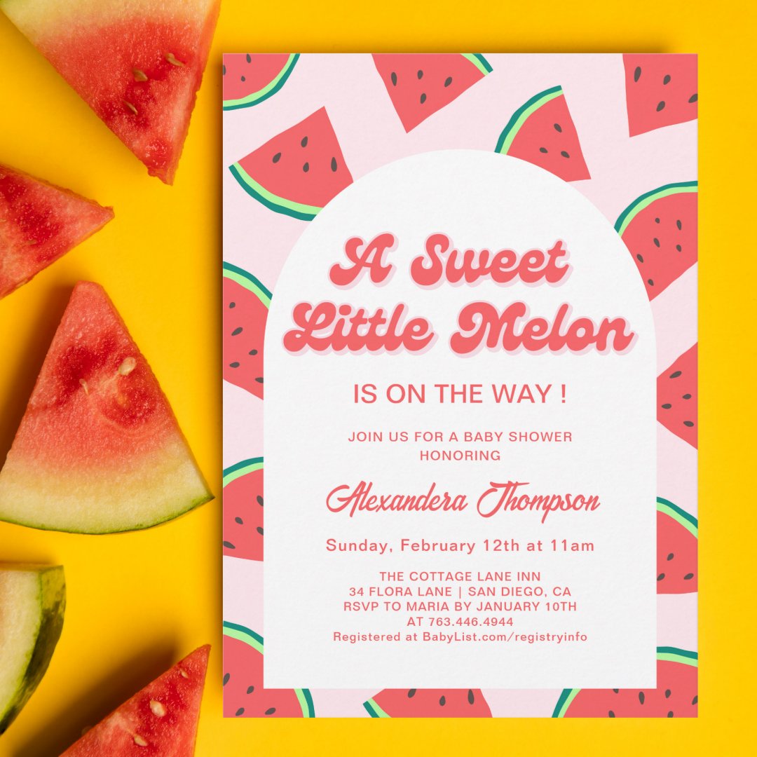 Watermelon Baby Shower Game Diaper Raffle Pedestal Sign | Zazzle