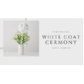 Modern White Coat Ceremony Party Invitation | Zazzle