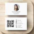 QR Connect With Us Business Logo Social Media Poster | Zazzle