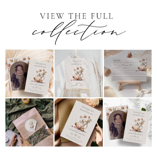 Wildflower Tea Party Bridal Shower Welcome Sign | Zazzle